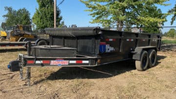 Dump trailer for Rent: Interstate 7x16 | Silver Lining Rentals
